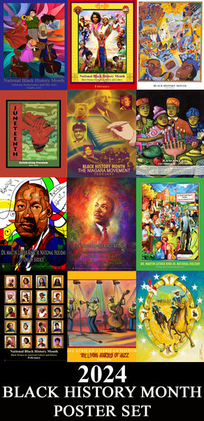 NEW Black History Poster Set Includes 12 Posters celebrating African ...