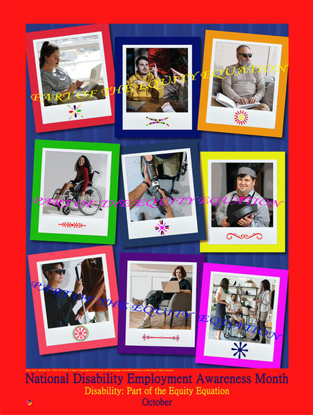 Large Custom Made 24X36 inch 2020 Disability Employment Awareness Month ...