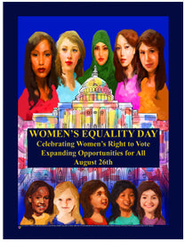 Women Equality Day Buttons, Magnets & Bookmarks – HMS CO