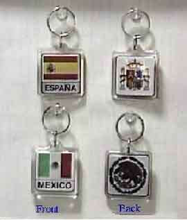 Hispanic Flags - Key Chains – HMS CO
